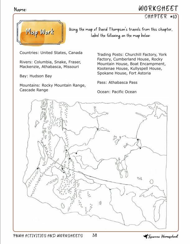 Pacific Northwest History – Lesson Books – Sparrow Homeschool LLC